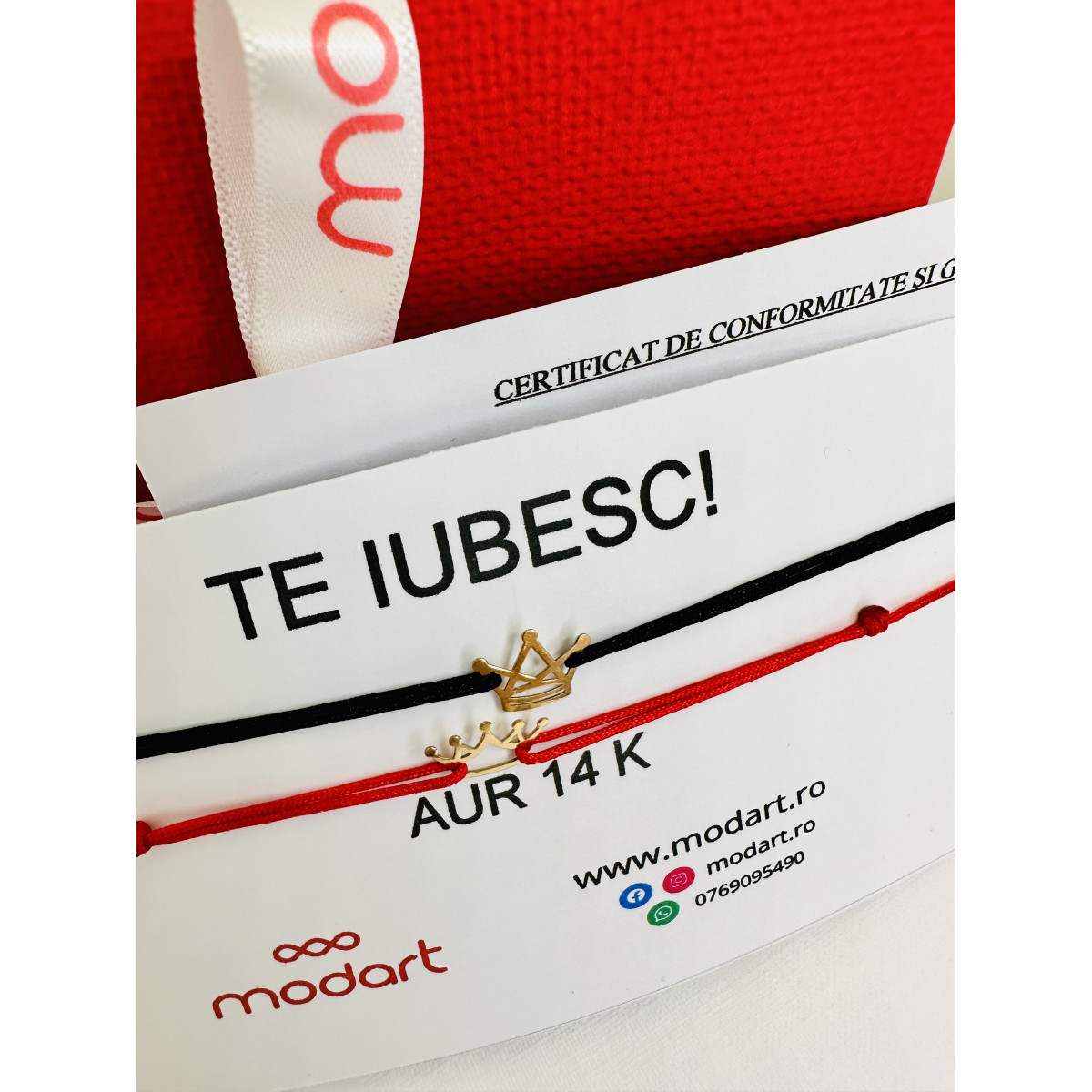 Set bratari aur cupluri, aur 14k, dama/barbat, coronita rege si regina ...