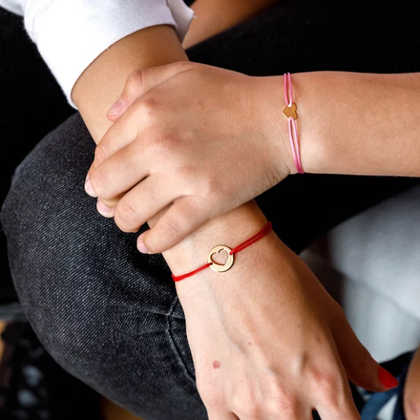 Bratari cu snur reglabil aur