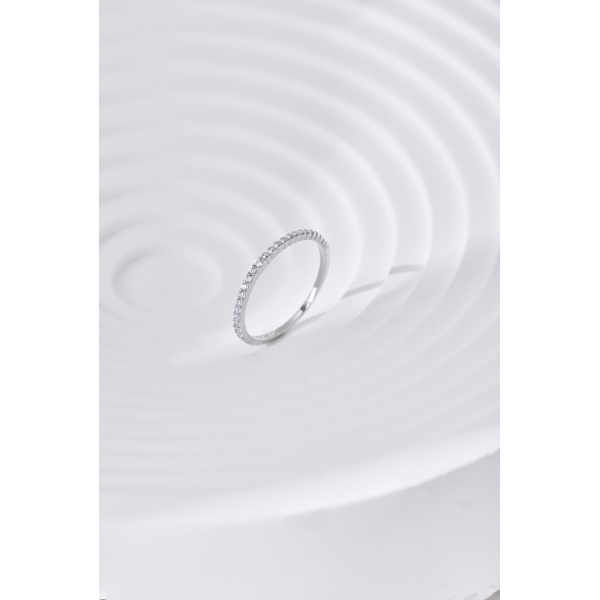 Inel argint, dama, argint 925, minimalist, argintiu, 0,63gr - 991